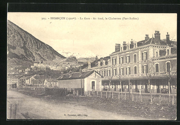 CPA BRIANCON, LA Gare, Auf dond le Chaberton, La Gare EUR 7,00 ...