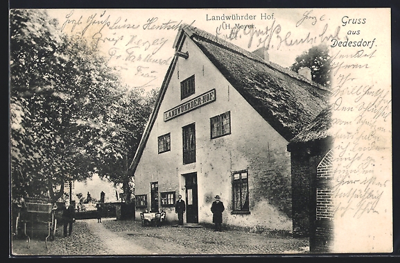 Dedesdorf, Landwührder Hof, Bes. H. Meyer, Ansichtskarte 1906 | eBay.de